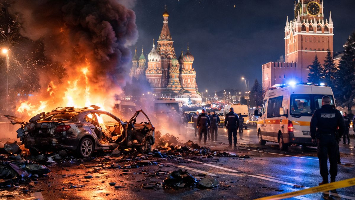 Moscow Rocked By Deadly Car Bomb As Ukraine Drone Attacks Hit Capital ...